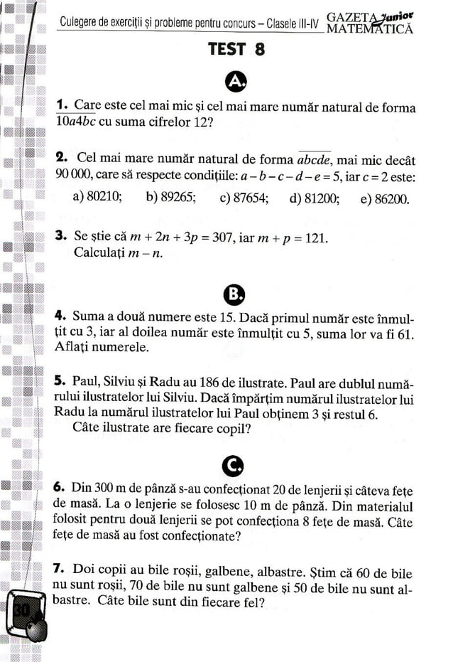 235254396 carti-culegere-gazeta-matematica-junior-clasele-3-4-ed-dph | PDF