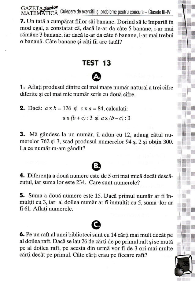 235254396 carti-culegere-gazeta-matematica-junior-clasele-3-4-ed-dph | PDF