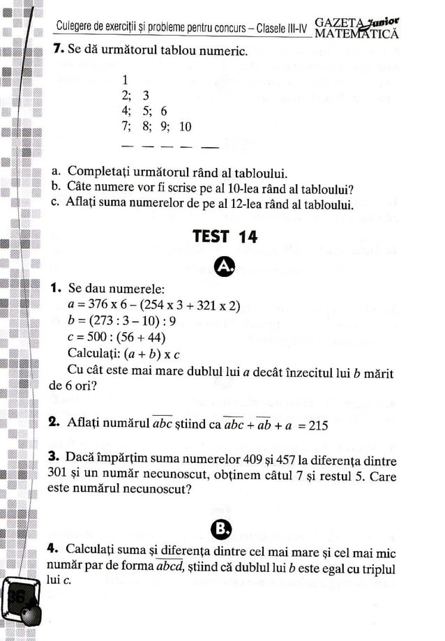 235254396 carti-culegere-gazeta-matematica-junior-clasele-3-4-ed-dph | PDF