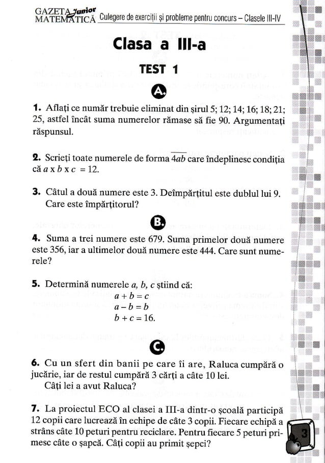 235254396 carti-culegere-gazeta-matematica-junior-clasele-3-4-ed-dph | PDF