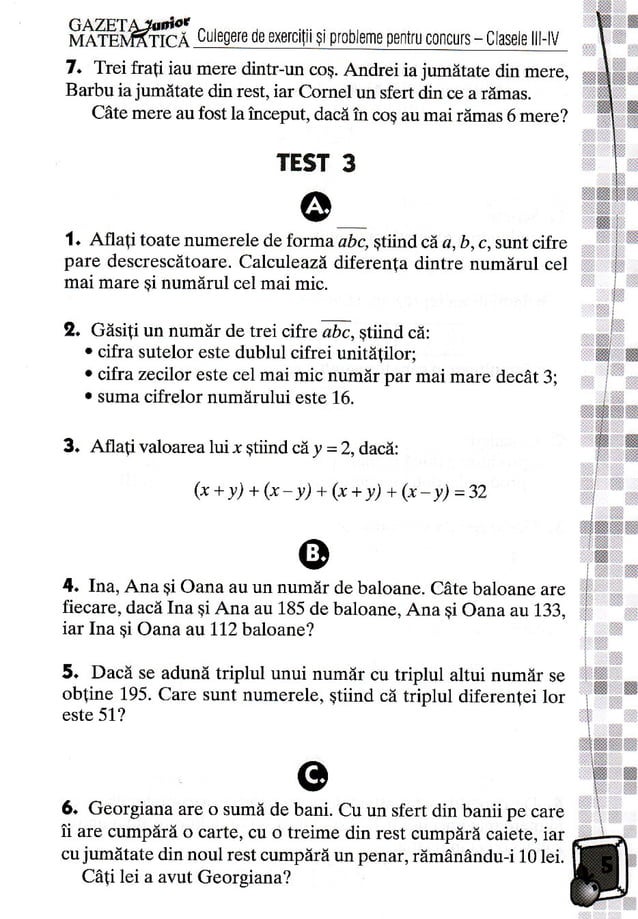 235254396 carti-culegere-gazeta-matematica-junior-clasele-3-4-ed-dph | PDF