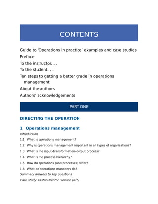 Operations Management 10th Edition 10th Edition Nigel Slack | PDF