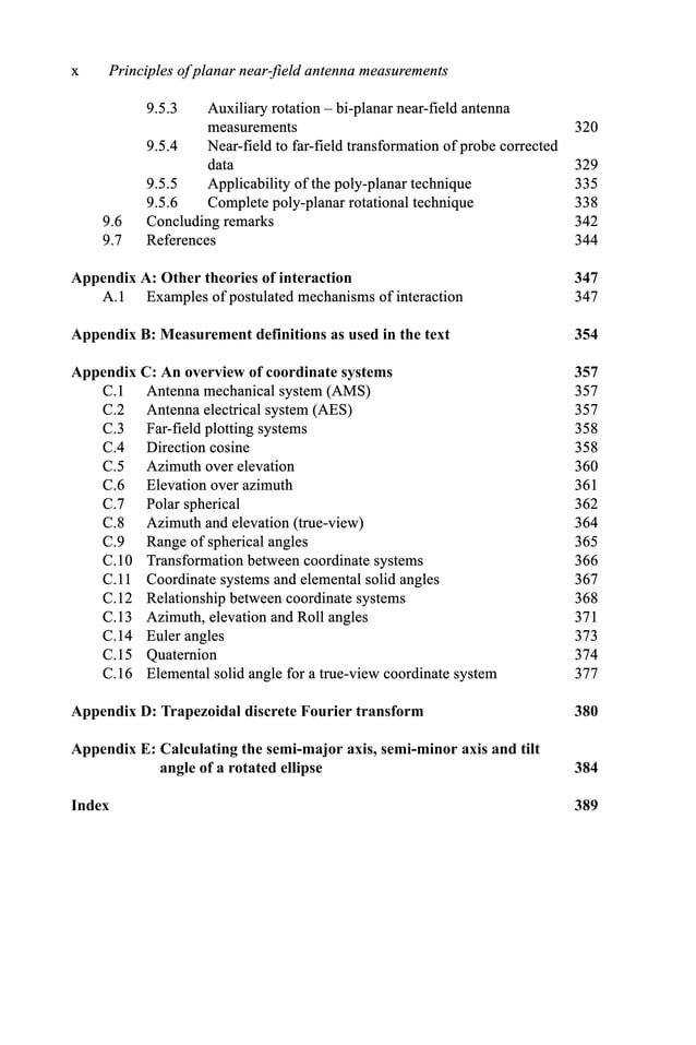 Principles Of Planar Nearfield Antenna Measurements Stuart Gregson | PDF