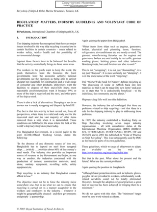 Recycling Of Ships And Other Marine Structures Kapil Pant Matjaz Juric ...
