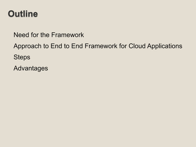 End to End Cloud App Deployment Solution | PPT