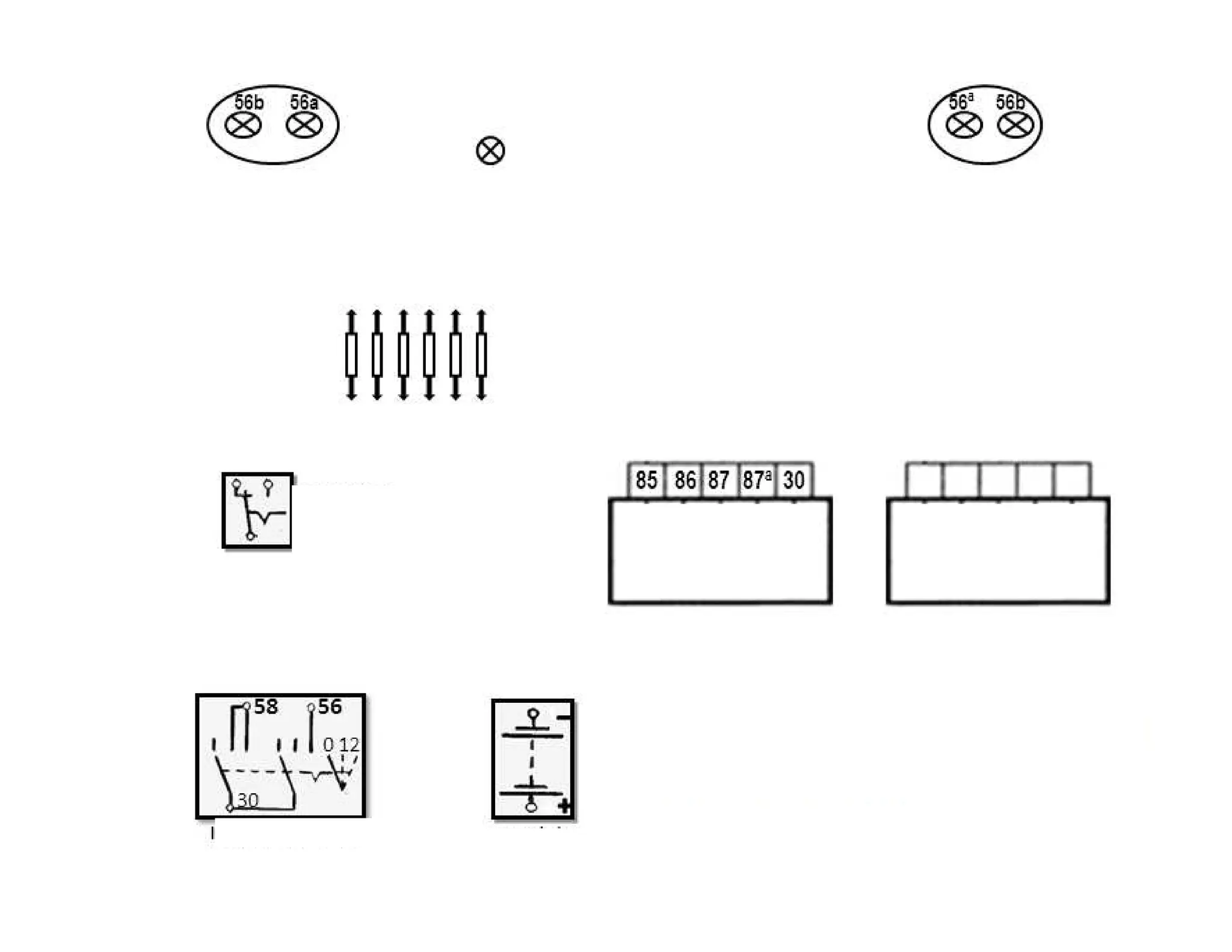Esquema-de-Luces. Diagrama eléctrico, sistema de alumbrado del vehículo | PDF