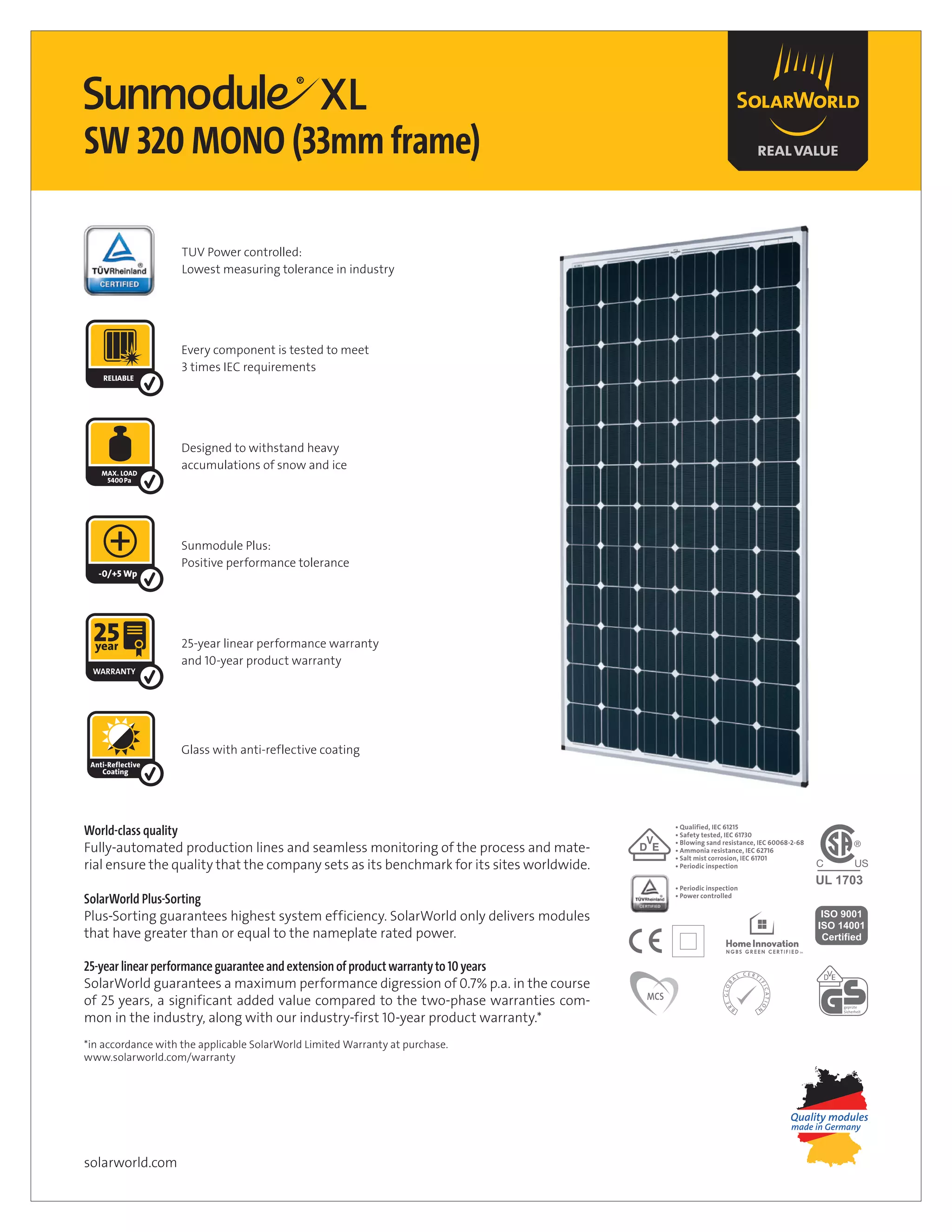 sunmodule-pro-series-solar-panel-xl-320-mono-33mm-frame-ds | PDF