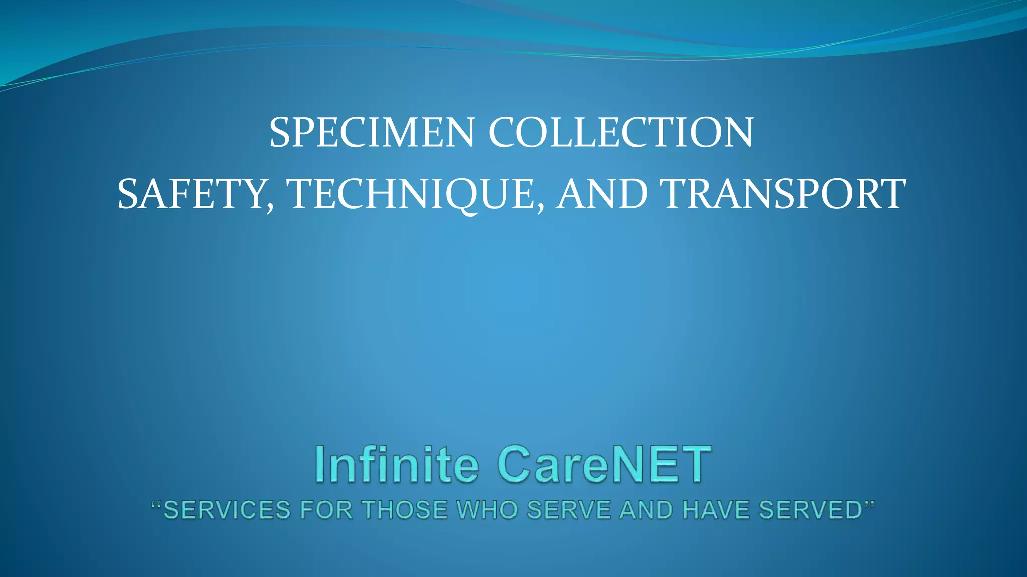Specimen Collection (updated) | PPTX