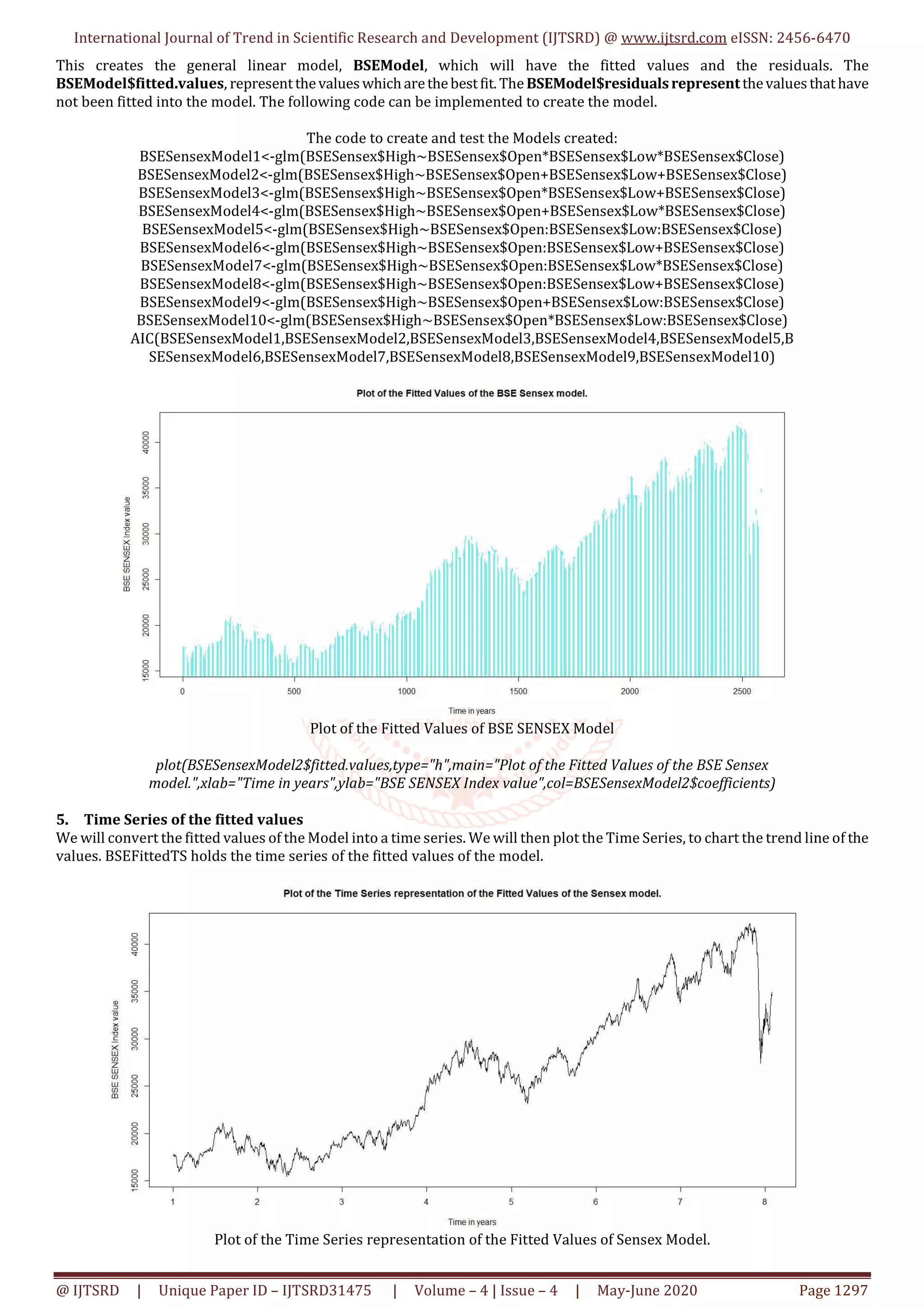 Market Index Forecasting Model | PDF