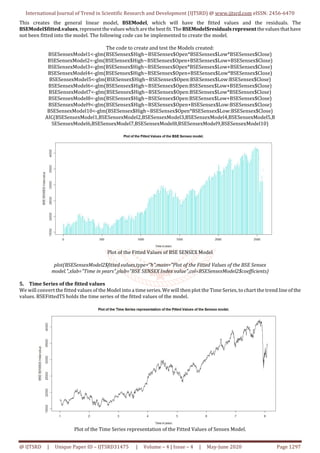 Market Index Forecasting Model | PDF