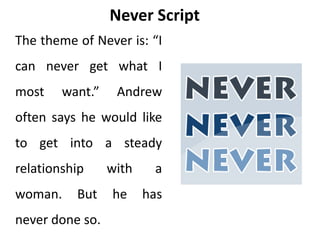 Never script - - Transactional Analysis | PPTX