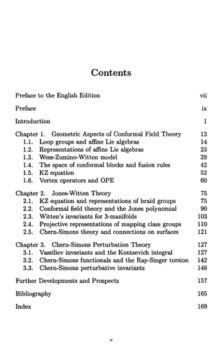 Conformal Field Theory And Topology Toshitake Kohno | PDF