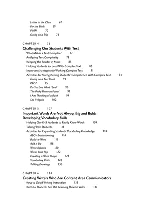 Powerful Content Connections Nurturing Readers Writers And Thinkers In ...