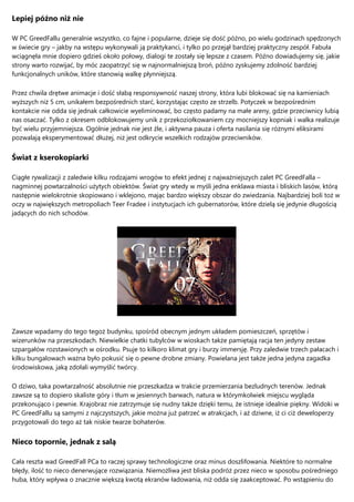 Dlaczego nie korzystasz jeszcze z GreedFall | PDF