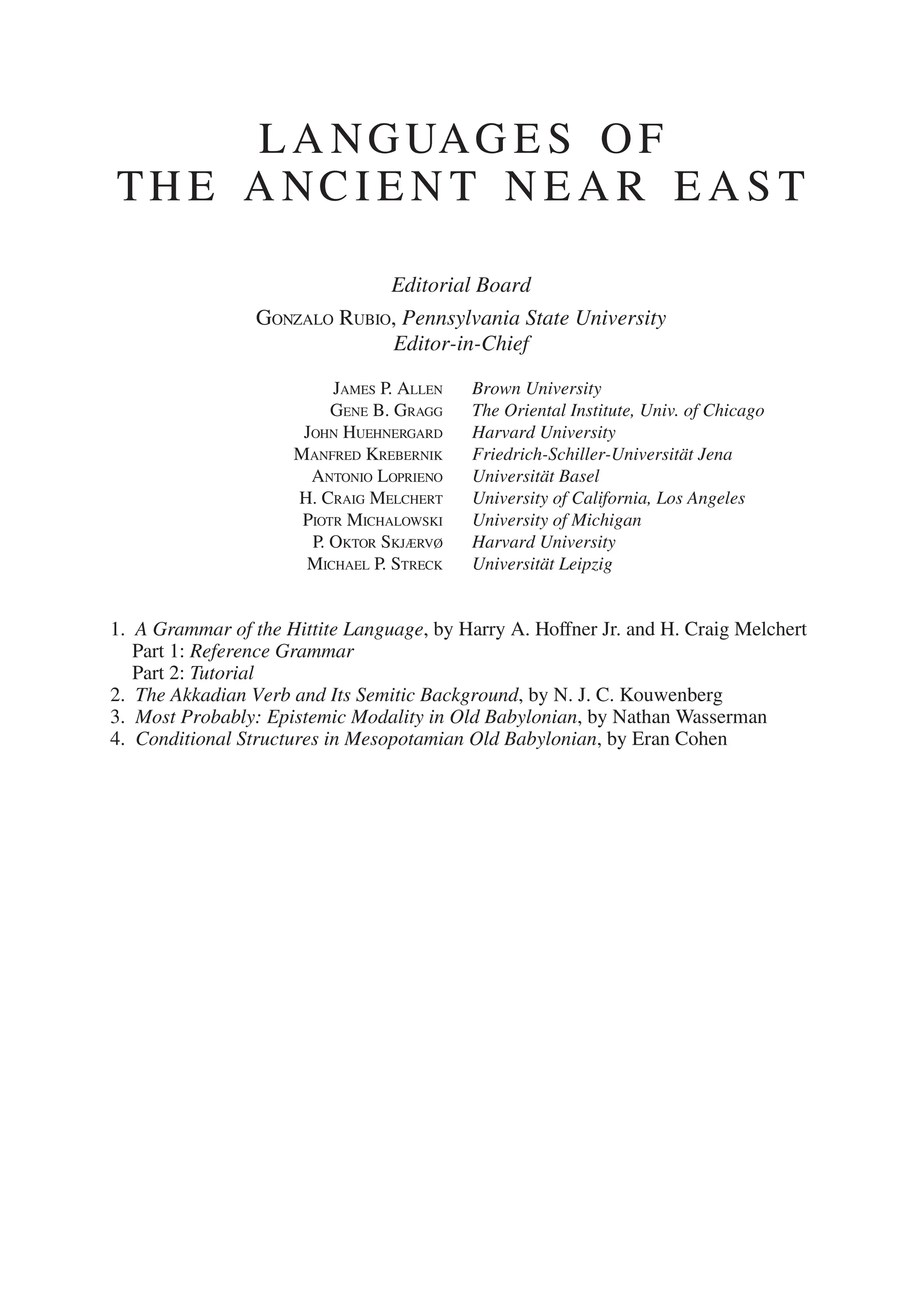 Conditional Structures In Mesopotamian Old Babylonian Eran Cohen | PDF