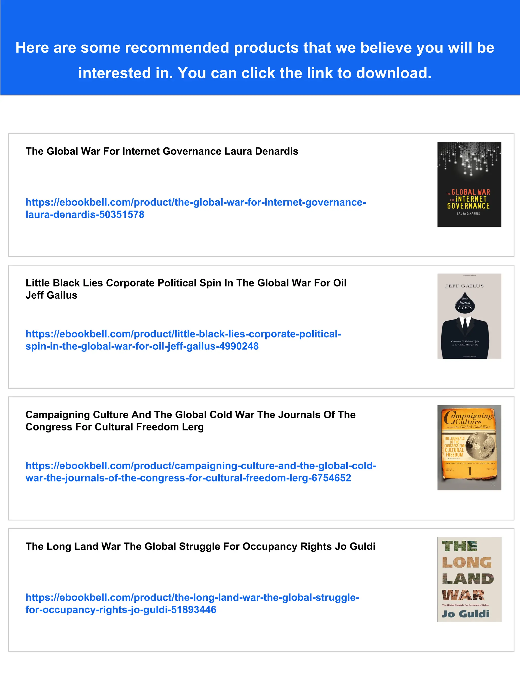The Global War For Internet Governance Laura Denardis | PDF