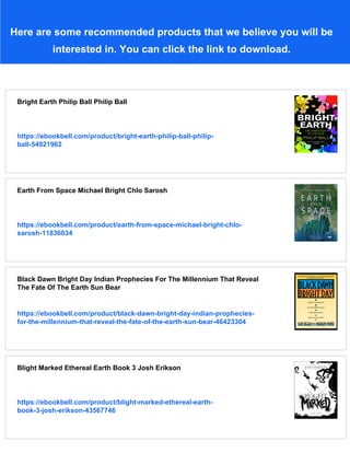 Bright Earth Art And The Invention Of Color Philip Ball | PDF