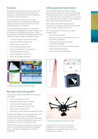 Inspection testing rope access capability sheet rev12 | PDF