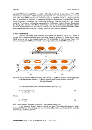 Bandwidth and Gain Enhancement of MIMO Antenna by Using Ring and Circular Parasitic with Air-Gap ...