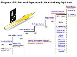 Ray Amin - Professional Achievements | PPTX