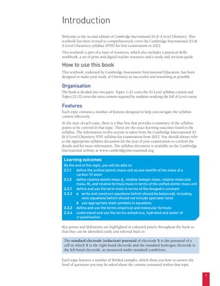Cambridge International As A Level Chemistry 2nd Edition Peter Cann | PDF