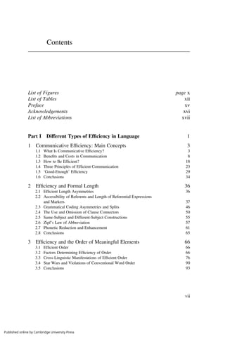 Communicative Efficiency Language Structure And Use Natalia Levshina | PDF