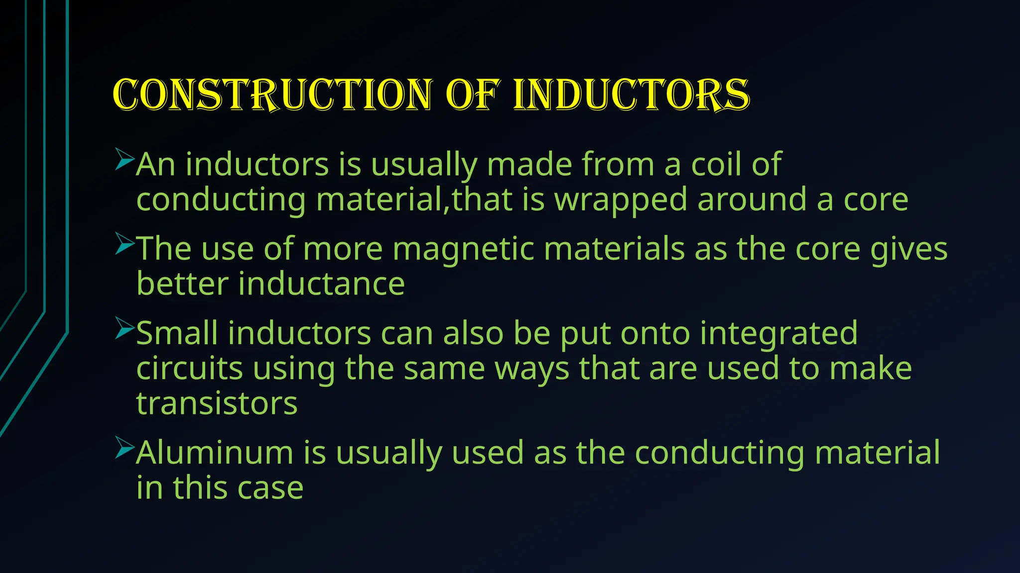 basic of inductors prepared by zaigam.pptx