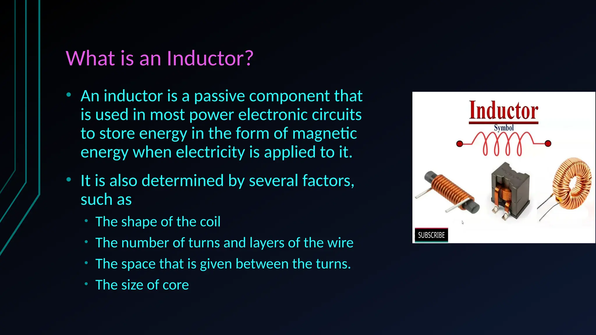 basic of inductors prepared by zaigam.pptx