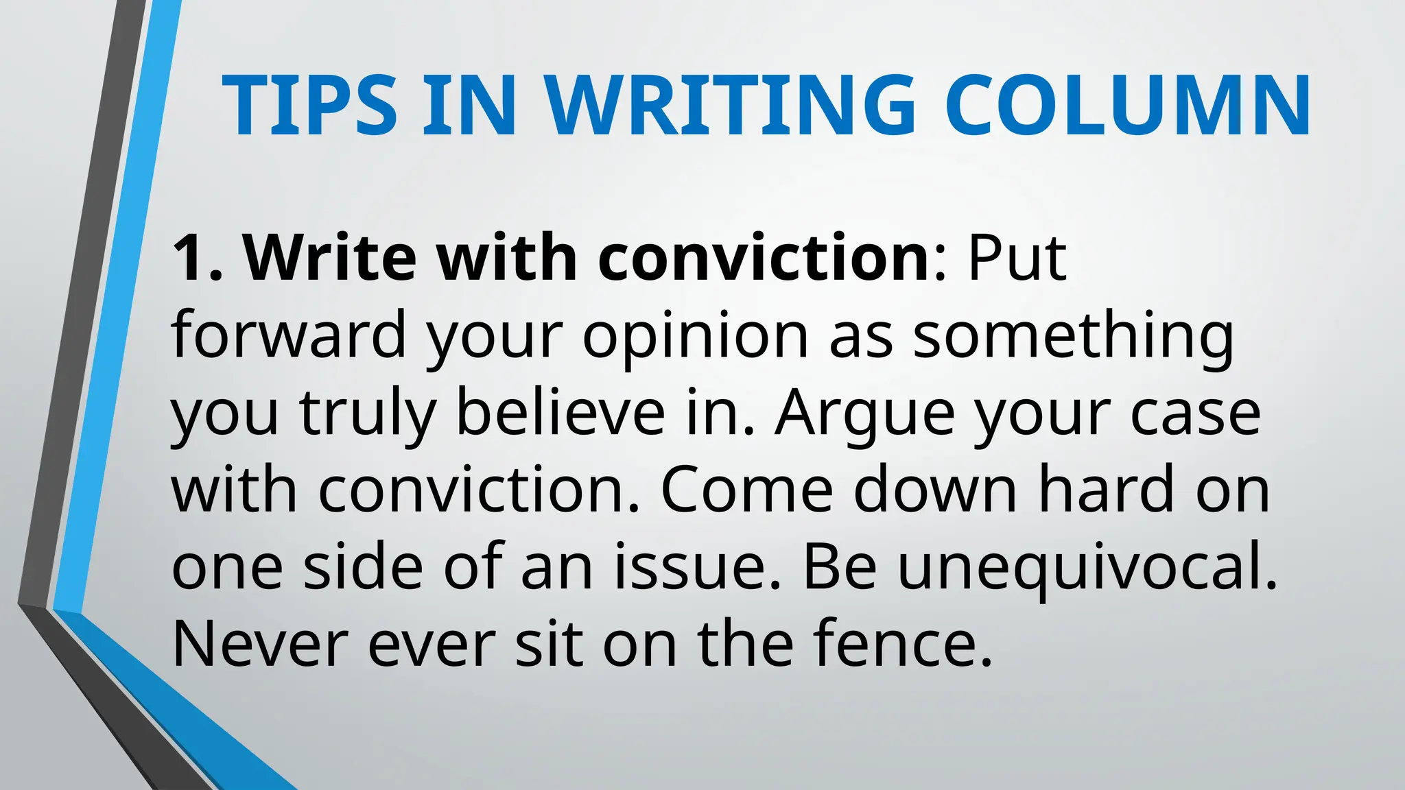 236491004-Column-Writing.pptx column writing tips | PPTX