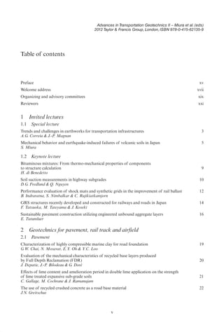 Advances In Transportation Geotechnics 2 Seiichi Miura | PDF