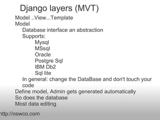 Django, What is it, Why is it cool? | PPT