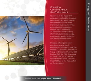 The Roper Center of Public Opinion Research's Archive Overview Booklet ...