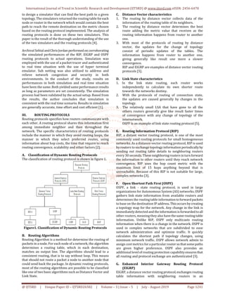 Performance Evaluation of Routing Protocols in University Network | PDF