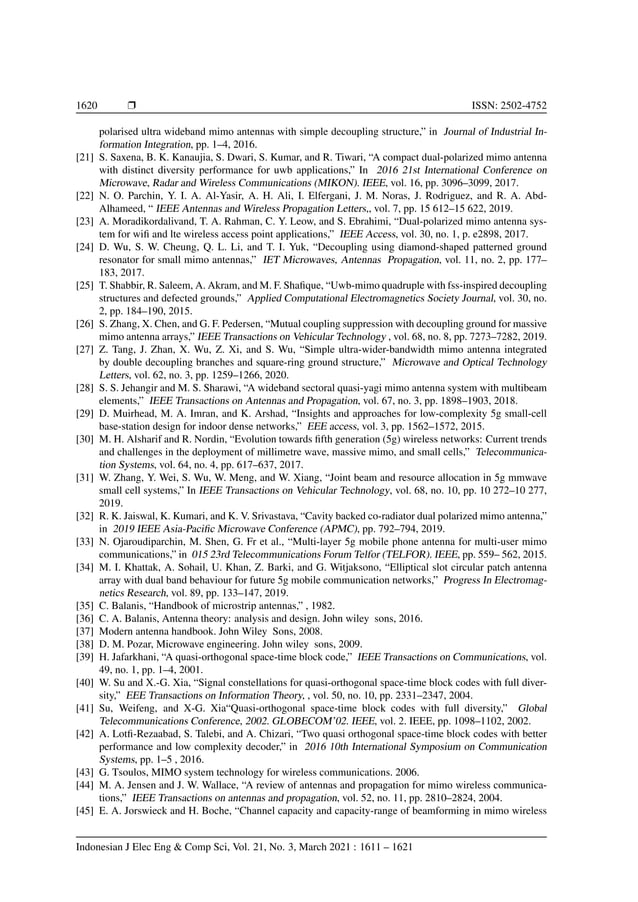 Sectoral dual-polarized MIMO antenna for 5G-NR band N77 base station ...