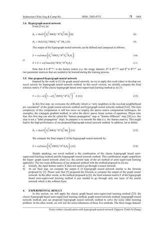 Noise-robust classification with hypergraph neural network | PDF | Computer Software and ...