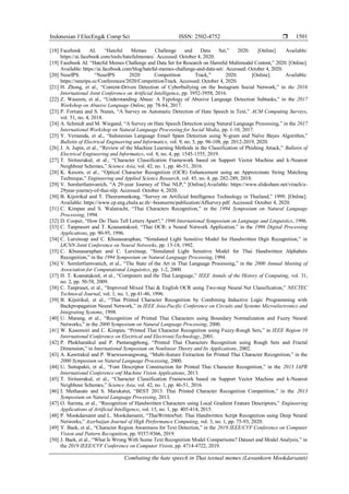 Combating the hate speech in Thai textual memes | PDF