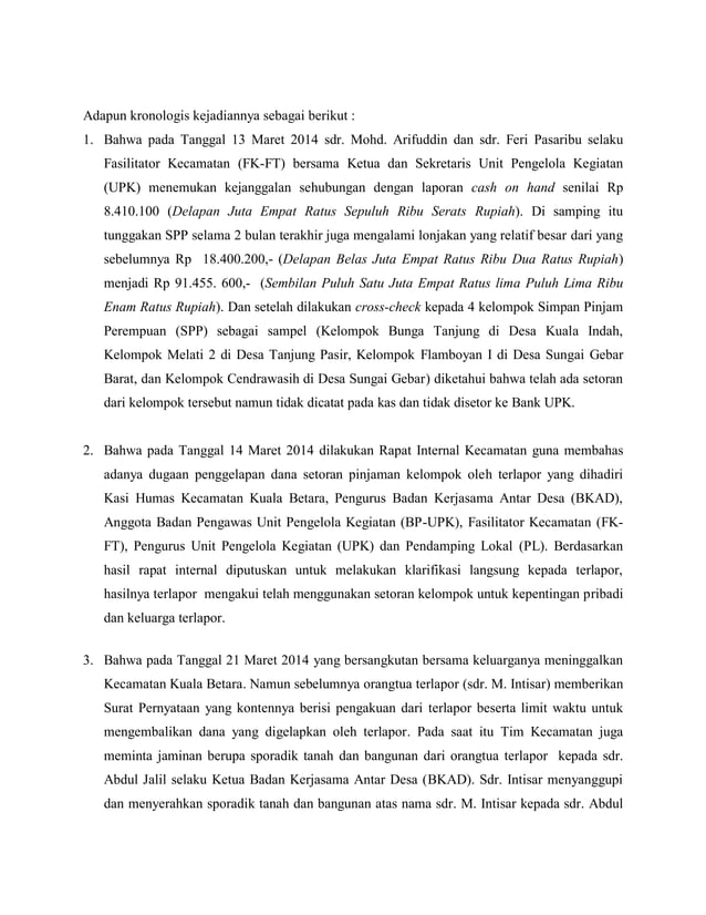 237390455 contoh-laporan-pengaduan-ke-pihak-berwjib | PDF