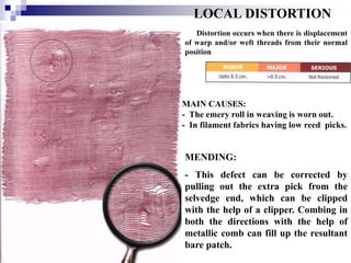 abu.364@gmail.con-Woven-Fabric-Defects.ppt | Needlework | Arts and Crafts