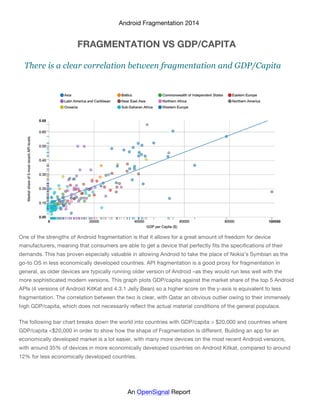 Open Signal 2014 Android Fragmentation Report | PDF