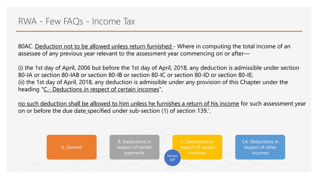Taxation_RWA_ResidentsWelfareAssociation | PDF | Business Accounting ...
