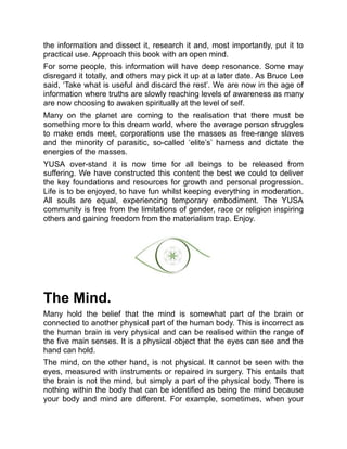 The Yusa Guide To Balance Mind Body Spirit Yusa Life | PDF
