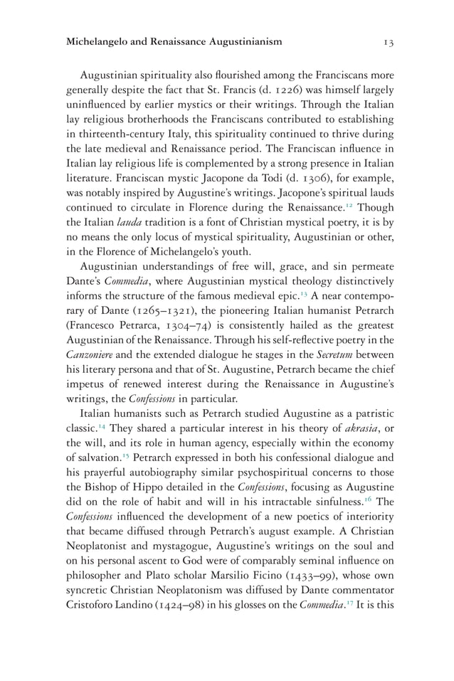 Michelangelos Christian Mysticism Sarah Rolfe Prodan | PDF