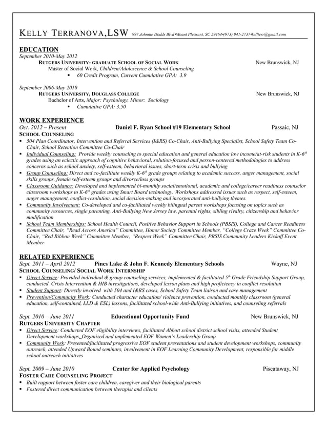 Kelly Terranova Resume 2015 | DOC