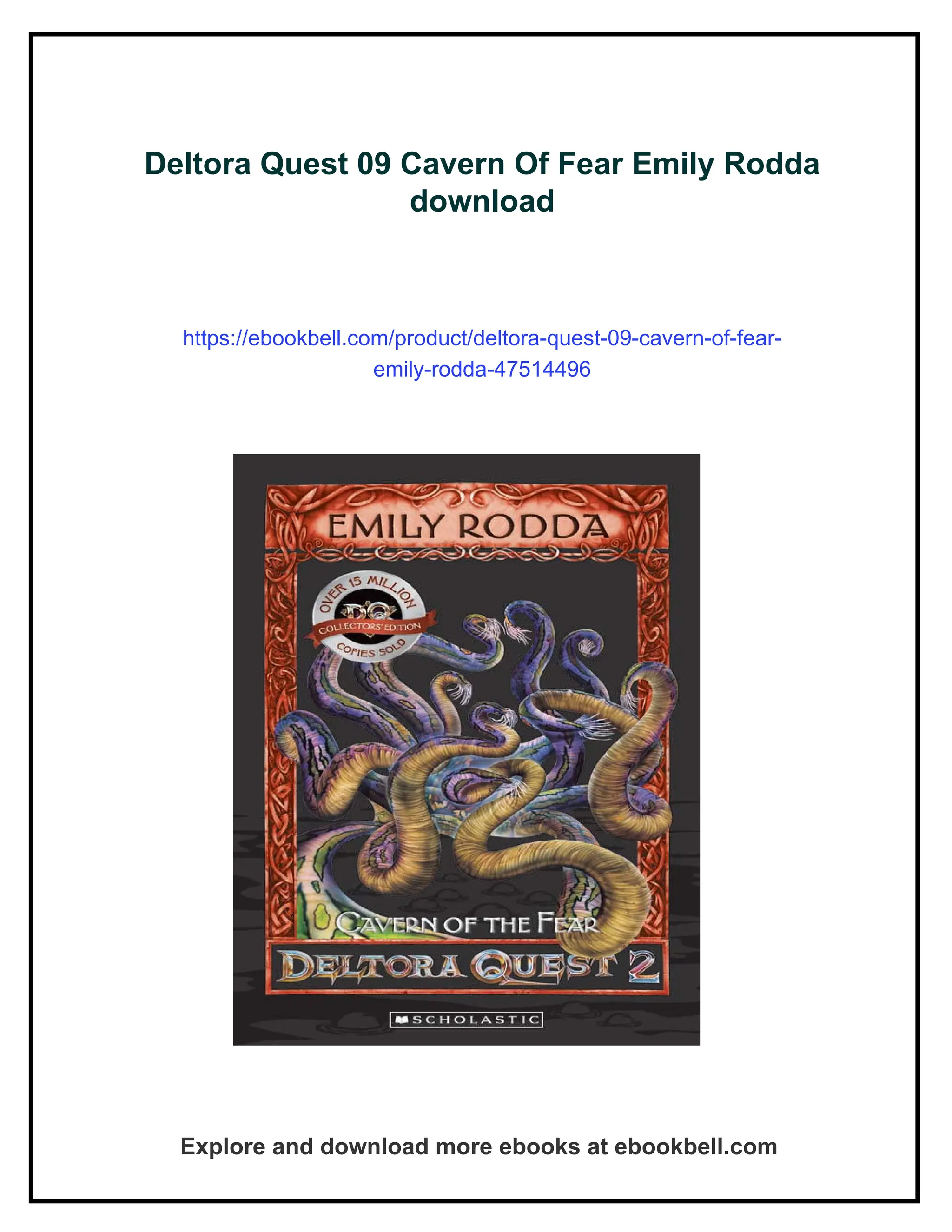 Deltora Quest 09 Cavern Of Fear Emily Rodda | PDF