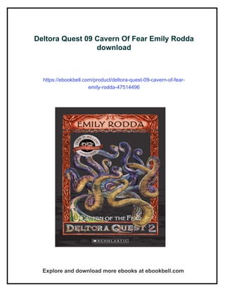 Deltora Quest 09 Cavern Of Fear Emily Rodda | PDF