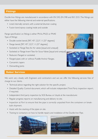 2376 robor ductile_iron_brochure5 | PDF | Science