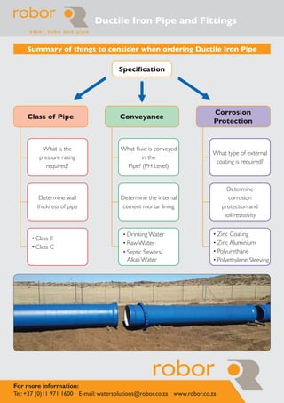 2376 robor ductile_iron_brochure5 | PDF | Science