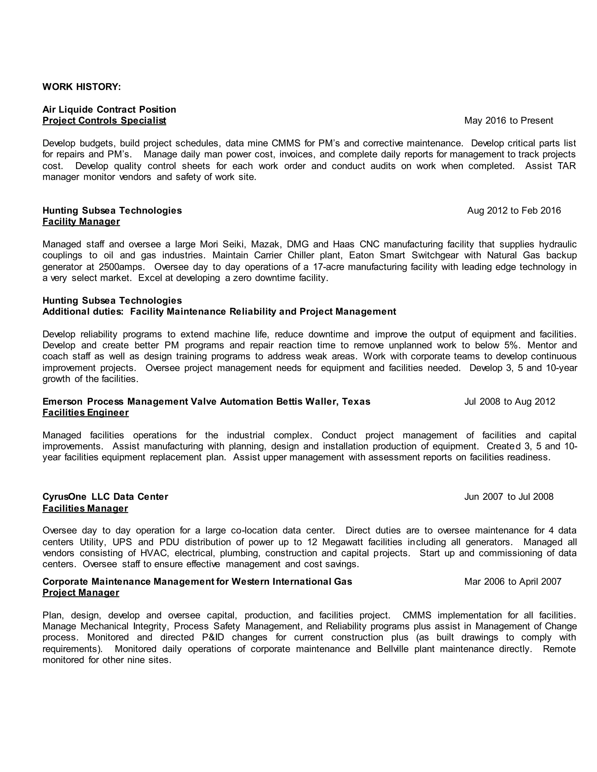 Resume John I Coffman AL 8-29-16 | DOCX