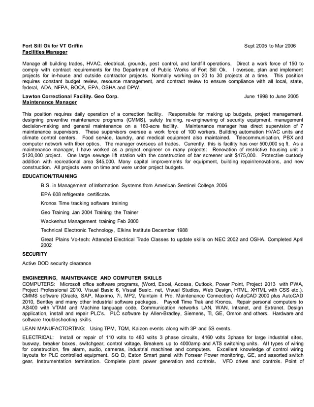 Resume John I Coffman AL 8-29-16 | DOCX