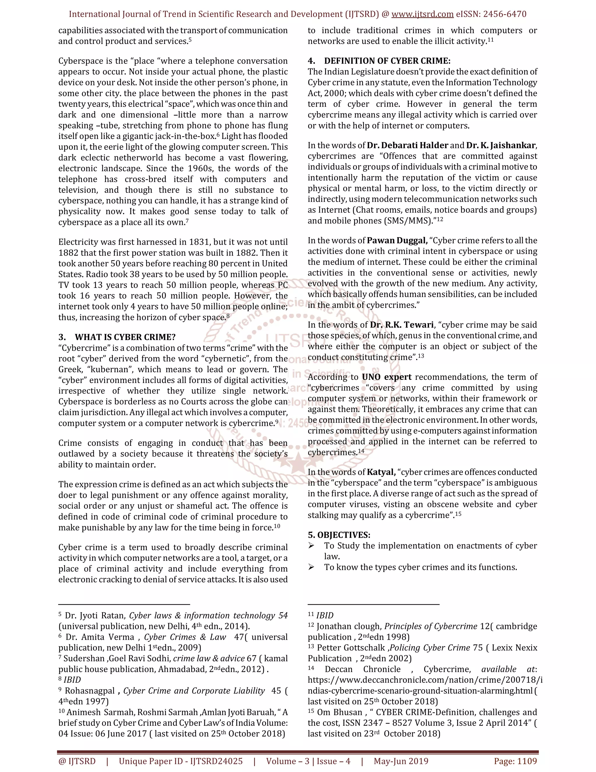 Cyber Crime Scenario in India and Judicial Response | PDF